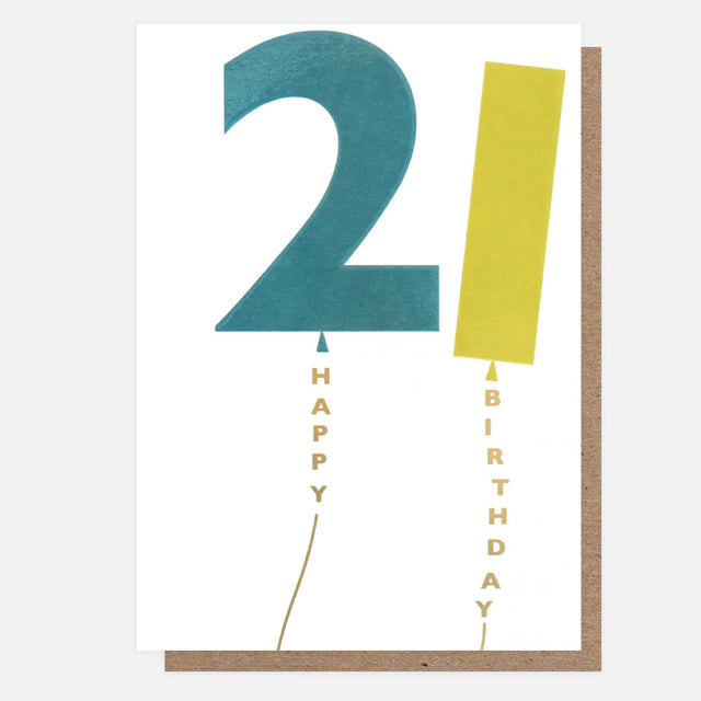 21 Happy Birthday Card Caroline Gardner Daisy Chain T Company