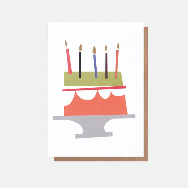 Neon Cake Birthday Card Caroline Gardner Daisy Chain T Company