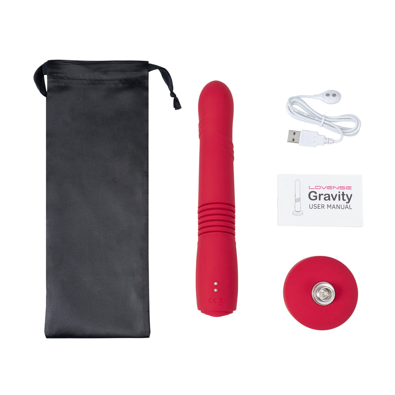 Lovense Gravity Bluetooth® Automatic Thrusting And Vibrating Dildo