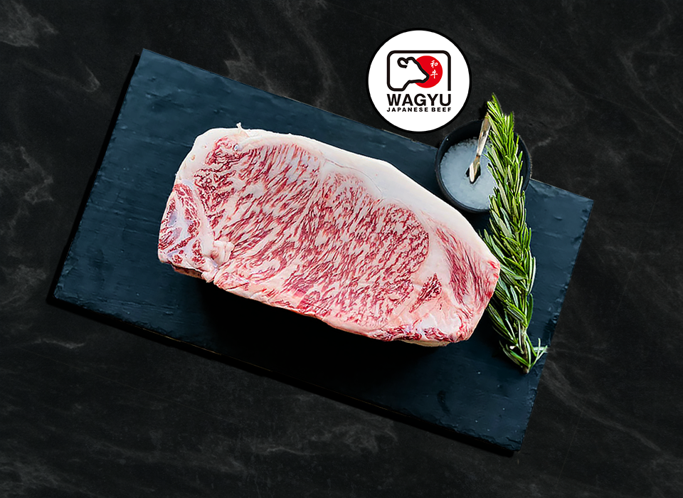 Japanese A5 Wagyu Kagoshima Sirloin Steak Os Meatshop