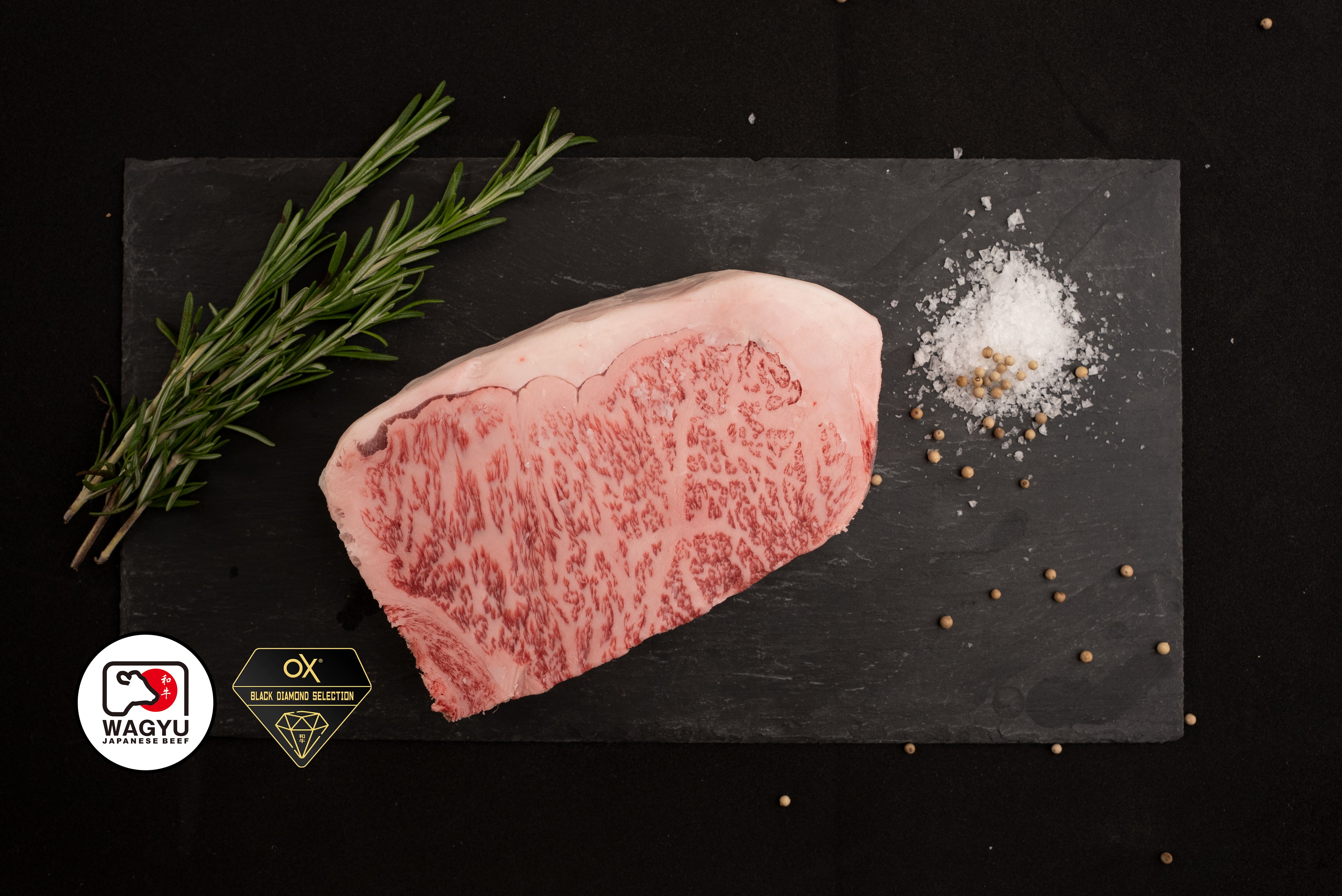 Japanisches A5 Wagyu Miyazaki Sirloin Steak Os Meatshop