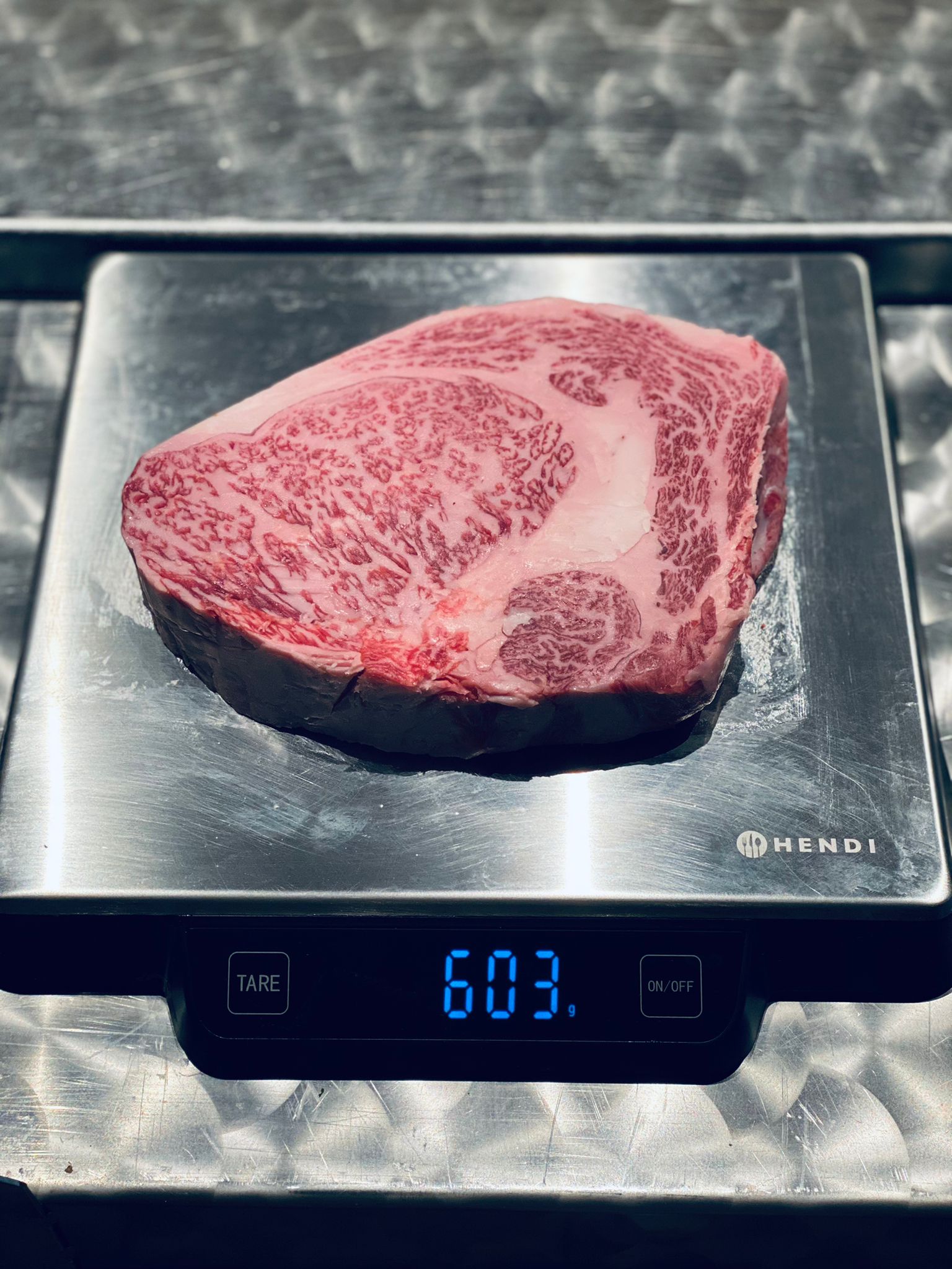 Japanese A5 Wagyu Akune Gold Beef Ribeye Steak Os Meatshop