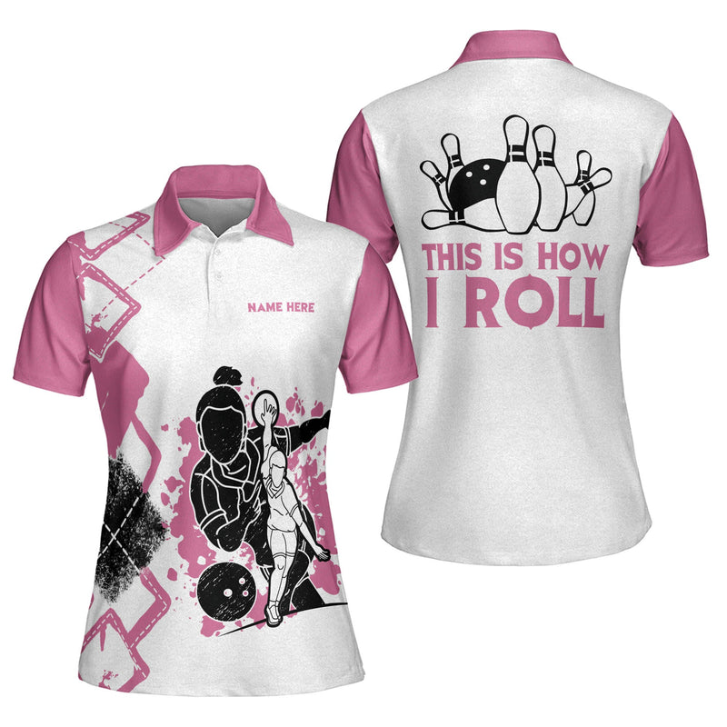 Womens Bowling Polo Shirts Lasfour