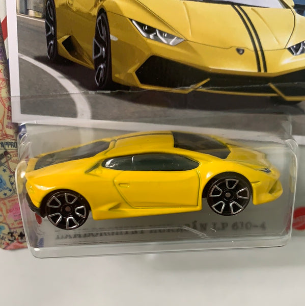 Hot Wheels Lamborghini Huracan Lp 610 4 Yellow International Supercar