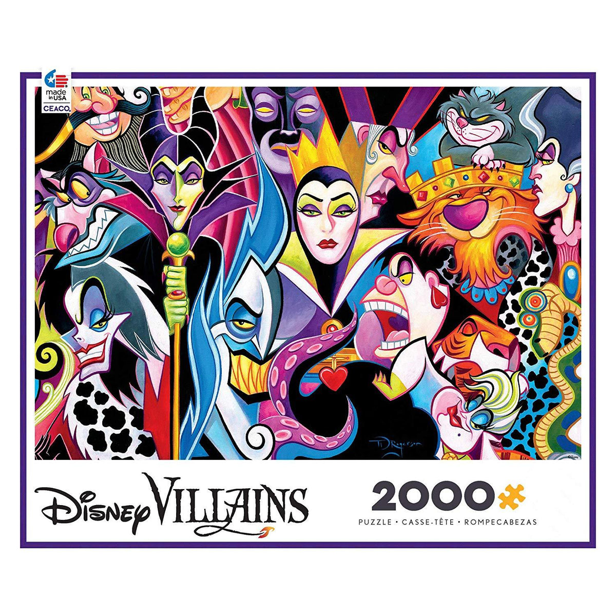 Disney 2000pc Villians — Adventure Hobbies And Toys