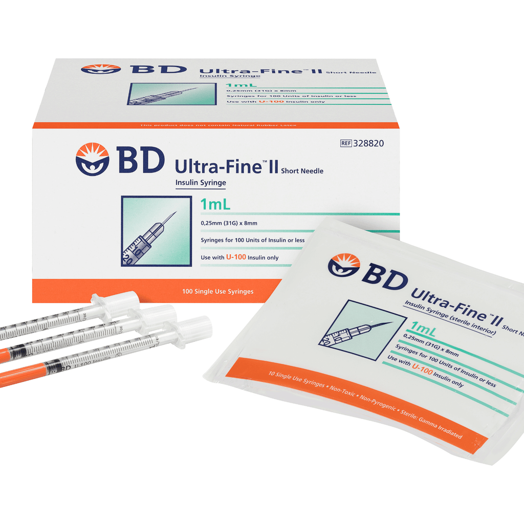 Bd Ultra Fine Ii Syringe 10ml 31g 8mm Diabetes Shop