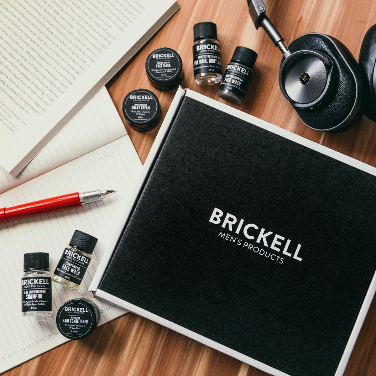 Brickell Men Risk Free Skin Care And Grooming Sample Kit