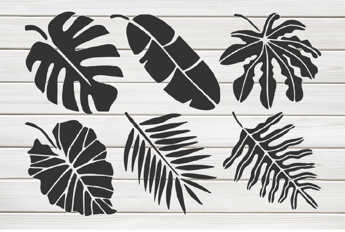Printable Tropical Leaf Template Printable Templates