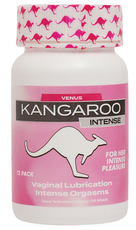 Kangaroo Intense Pink Woman Enhancement 12 Count Bottle Lockout