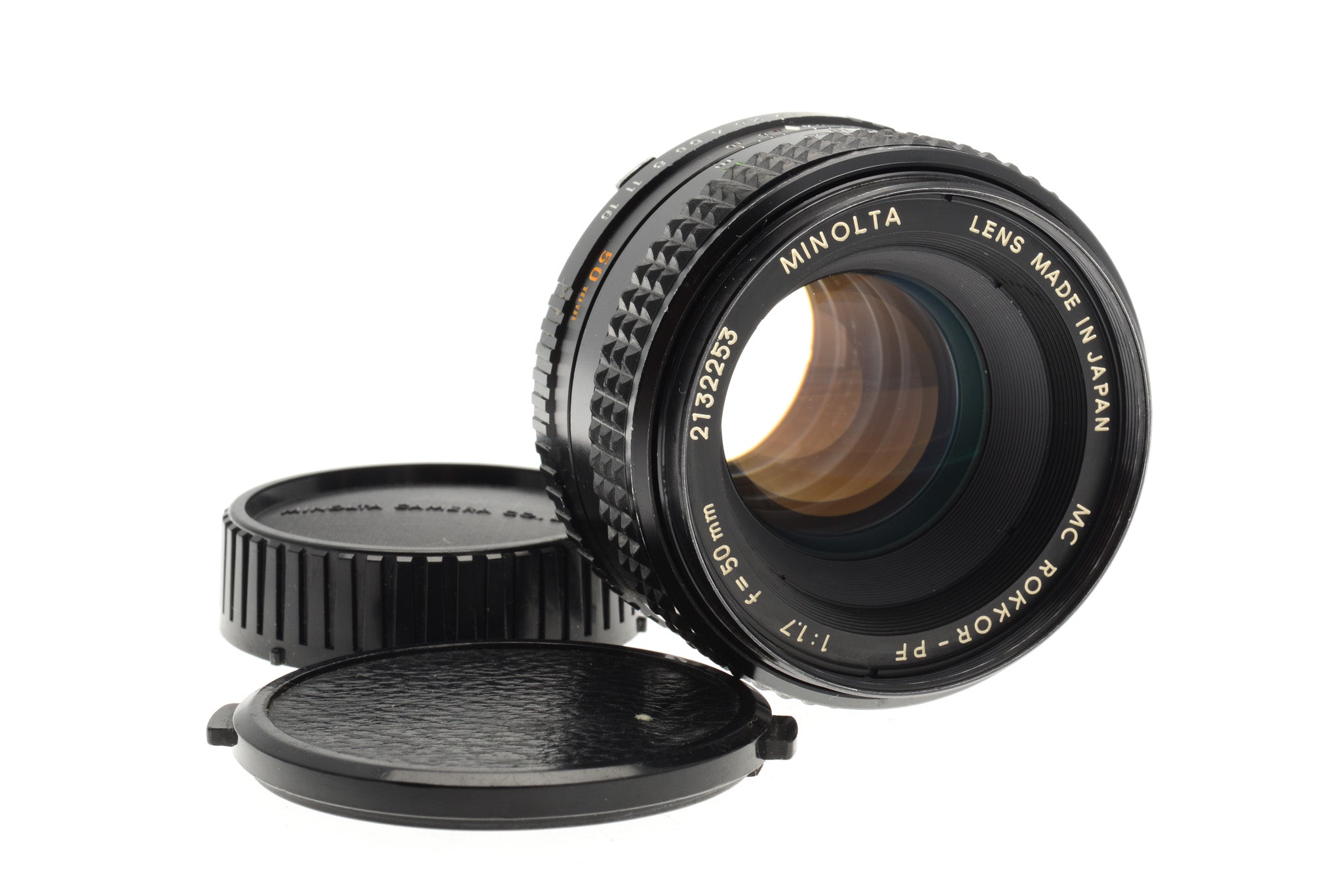 Minolta 50mm F17 Mc Rokkor Pf Lens Kamerastore