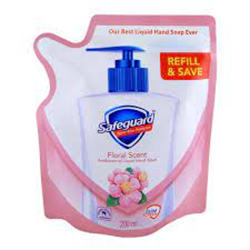 Safeguard Hand Wash Floral Scent Refill Pouch 200 Ml