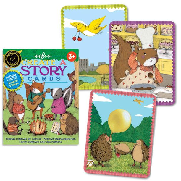 Animal Village Create And Tell Me A Story Cards Eeboo