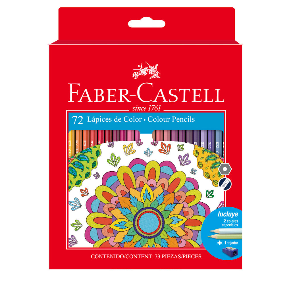 Colores Faber Castell Hexagonales X 72 Faber Castell Mexico