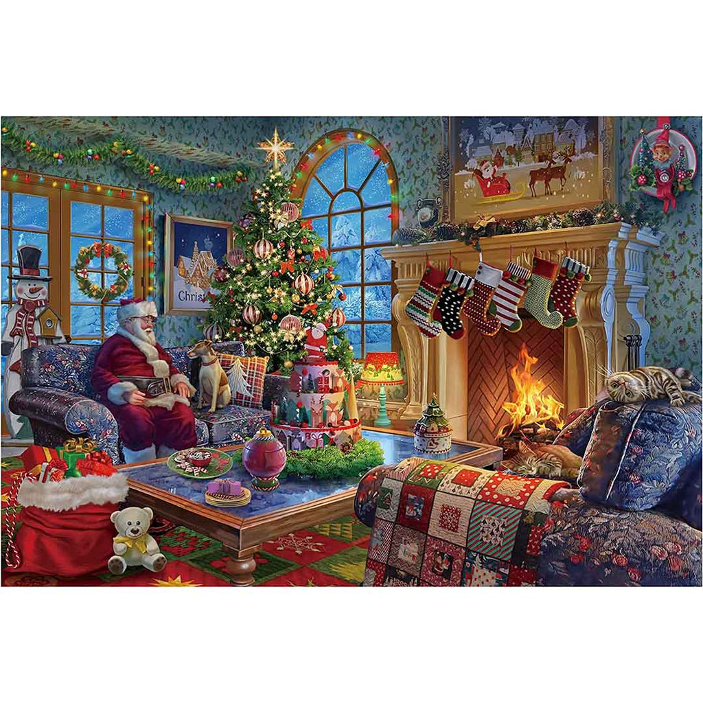 Warm Christmas Wooden Jigsaw Puzzle 1000 Piece Puzzle Jigsawdepot