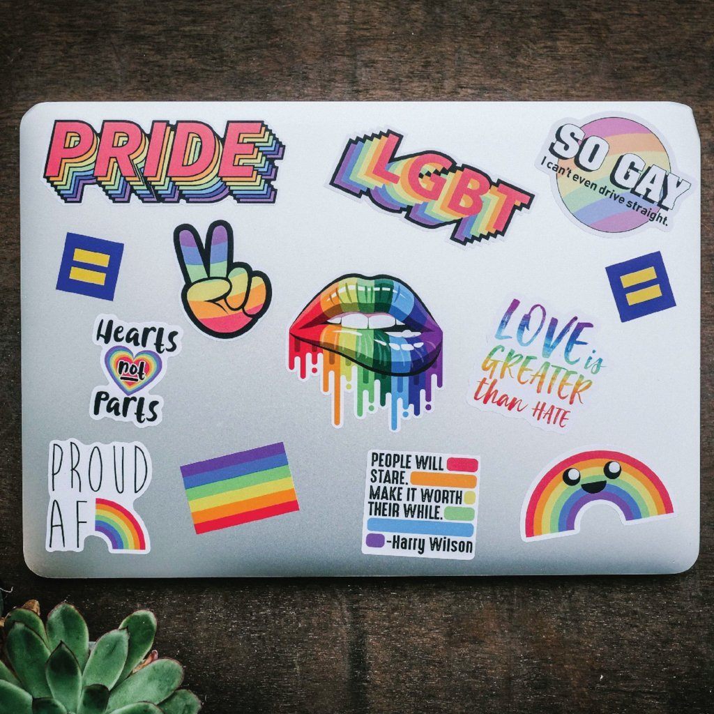 Lgbtq Pride Laptop Stickers Window Flakes