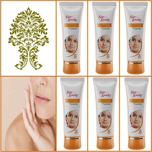 6 Pack Fair And Lovely Ayurvedic Cream Glowing Radiant Skin 50g Each