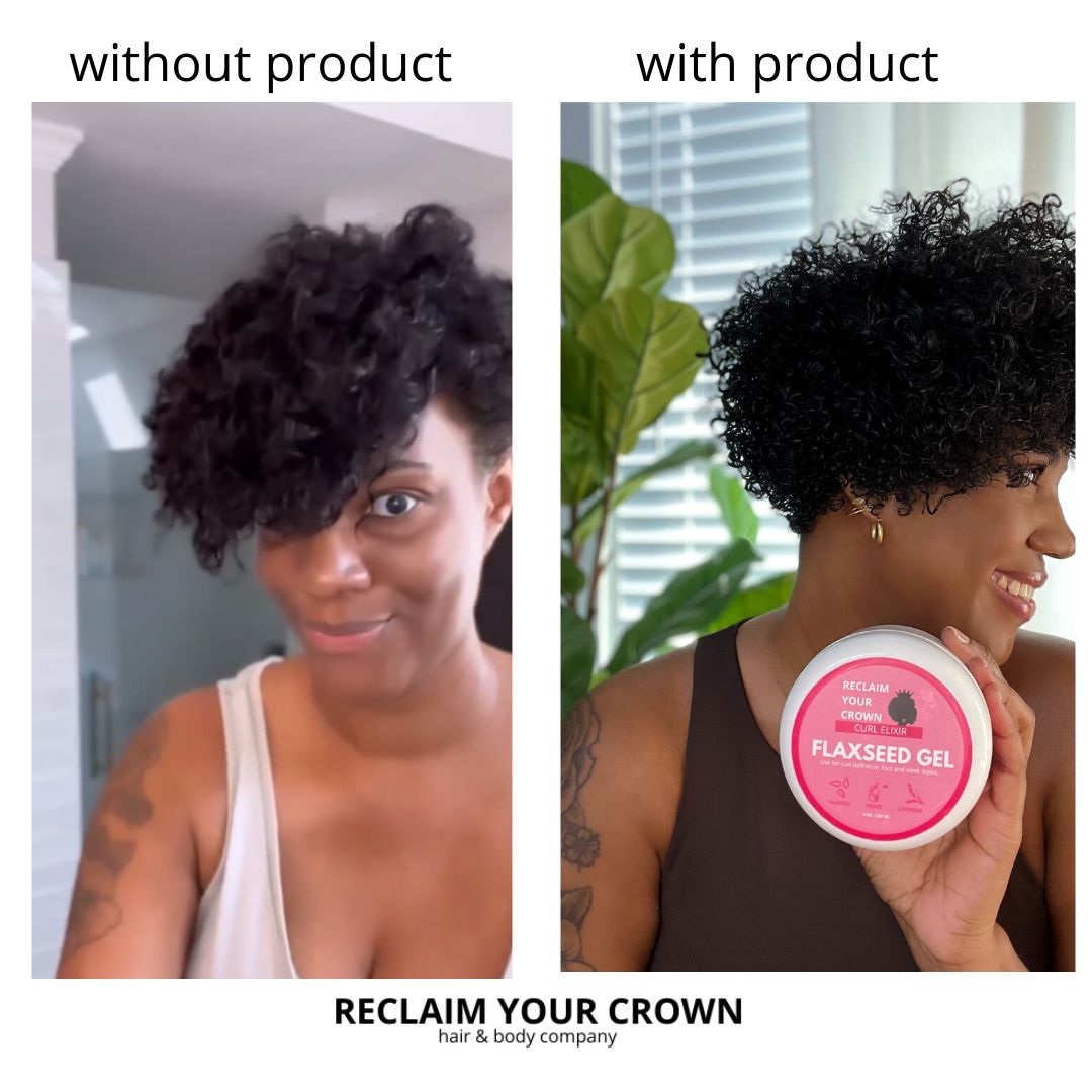 Flaxseed Gel For Hair Before And After Photos Reclaim Your Crown Hair