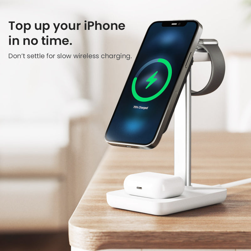 3 In 1 Wireless Charging Station Magsafe Compatible Journey