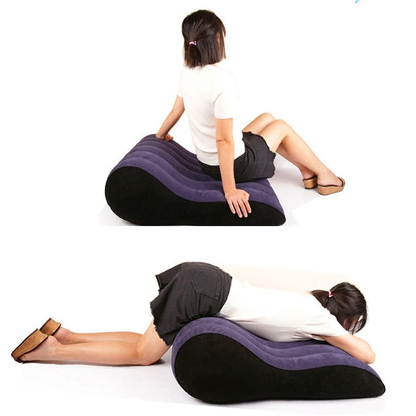 New Inflatable Sex Aid Wedge Pillow Love Position Cushion Aid Furnitur