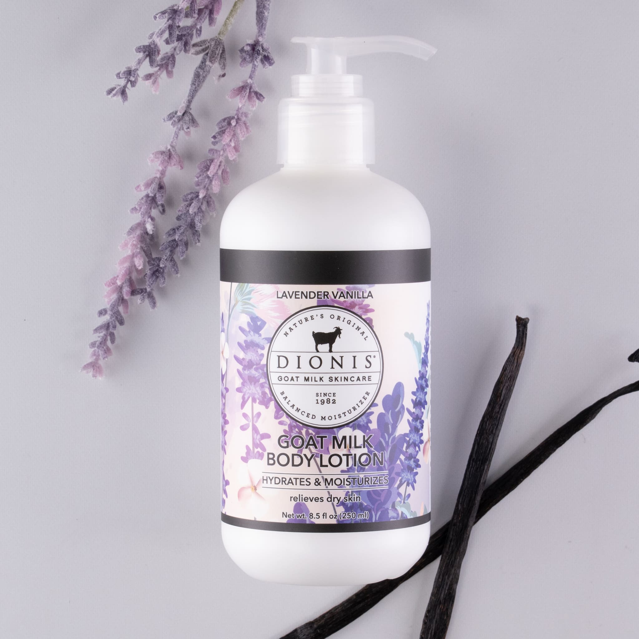 Lavender Vanilla Goat Milk Body Lotion • Dionis Goat Milk Skincare