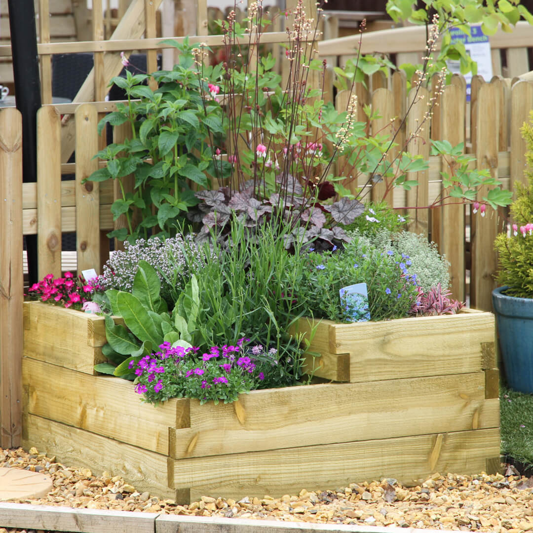 3 Tiered Raised Bed Raised Wooden Garden Bed Zest Outdoor Living