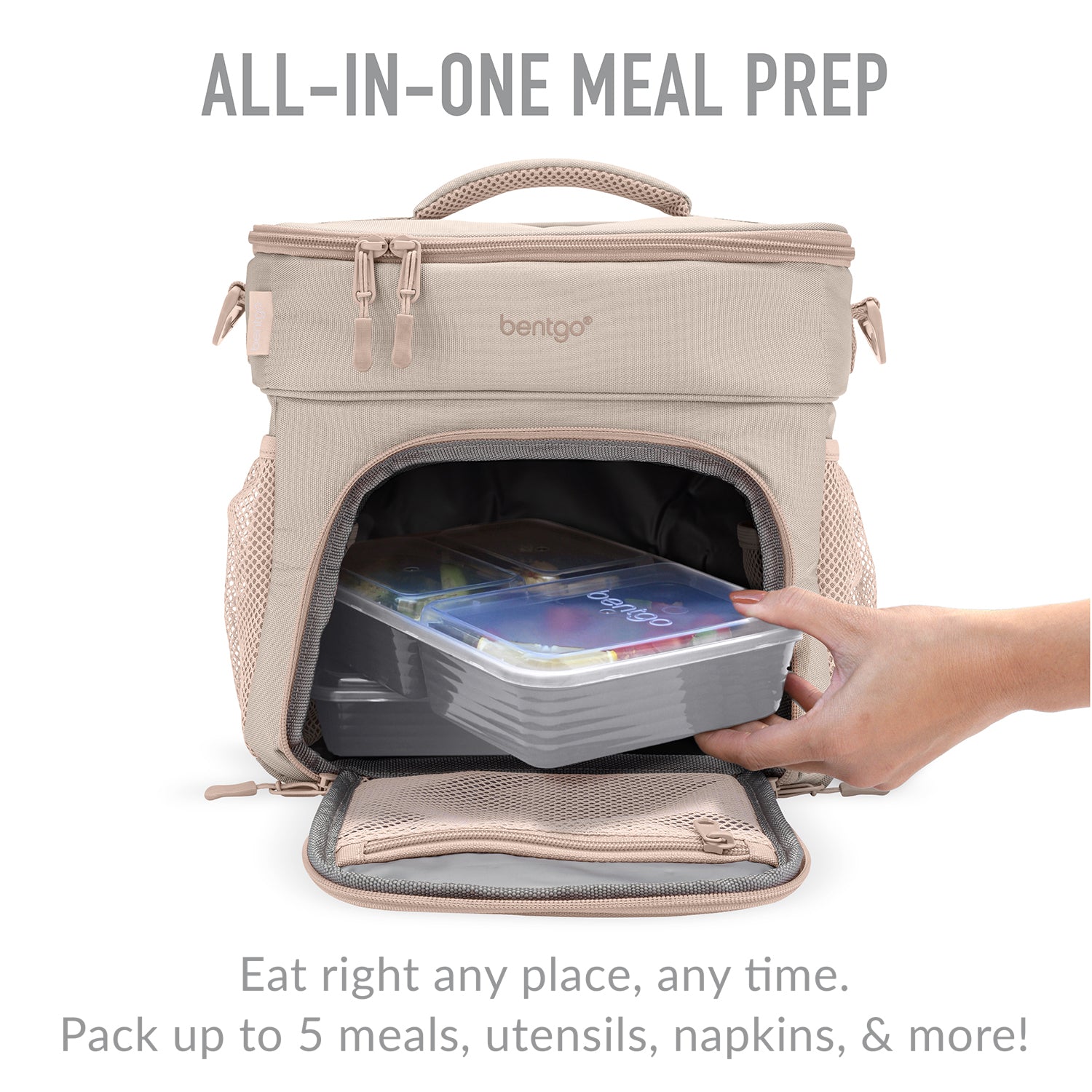 Bentgo® Prep Deluxe Bag And 60 Piece Meal Prep Container Set Bentgo®