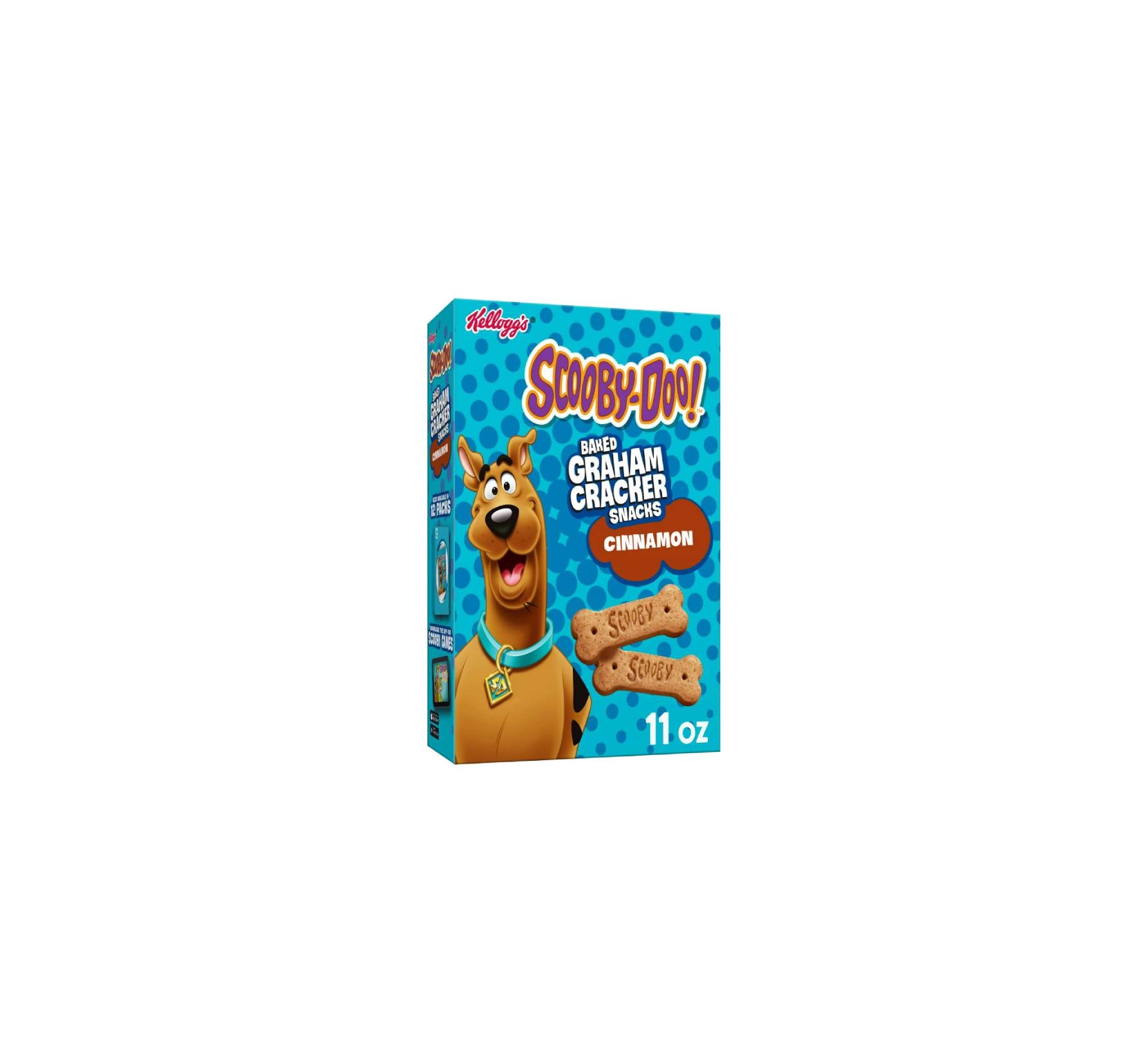 Kelloggs Scooby Doo Baked Graham Cracker Snacks Cinnamon Flavored 3