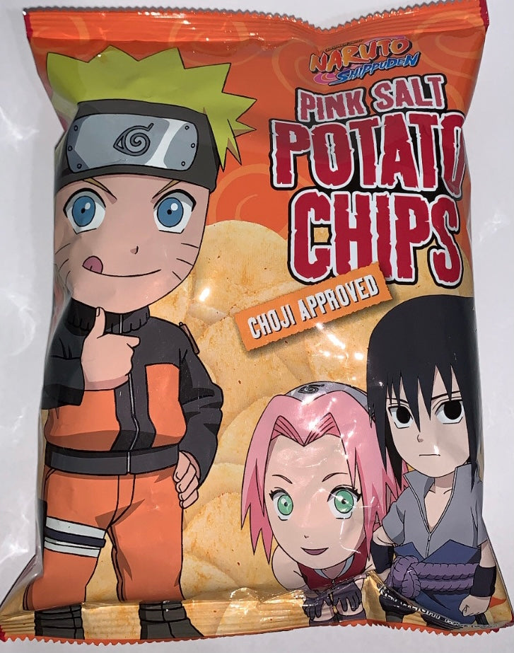 Naruto Pink Salt Chips Japan