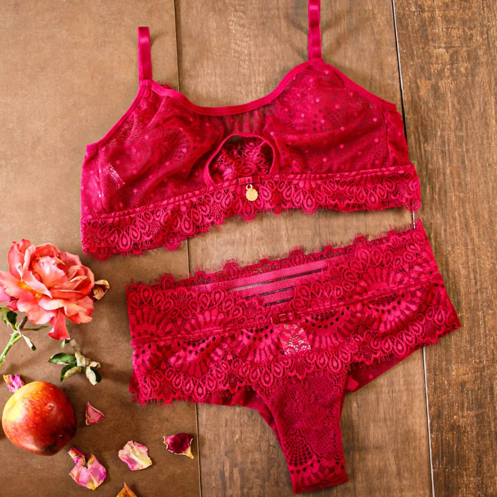 Lace Lingerie Set I Lingerie Set Joy Pink Heaven