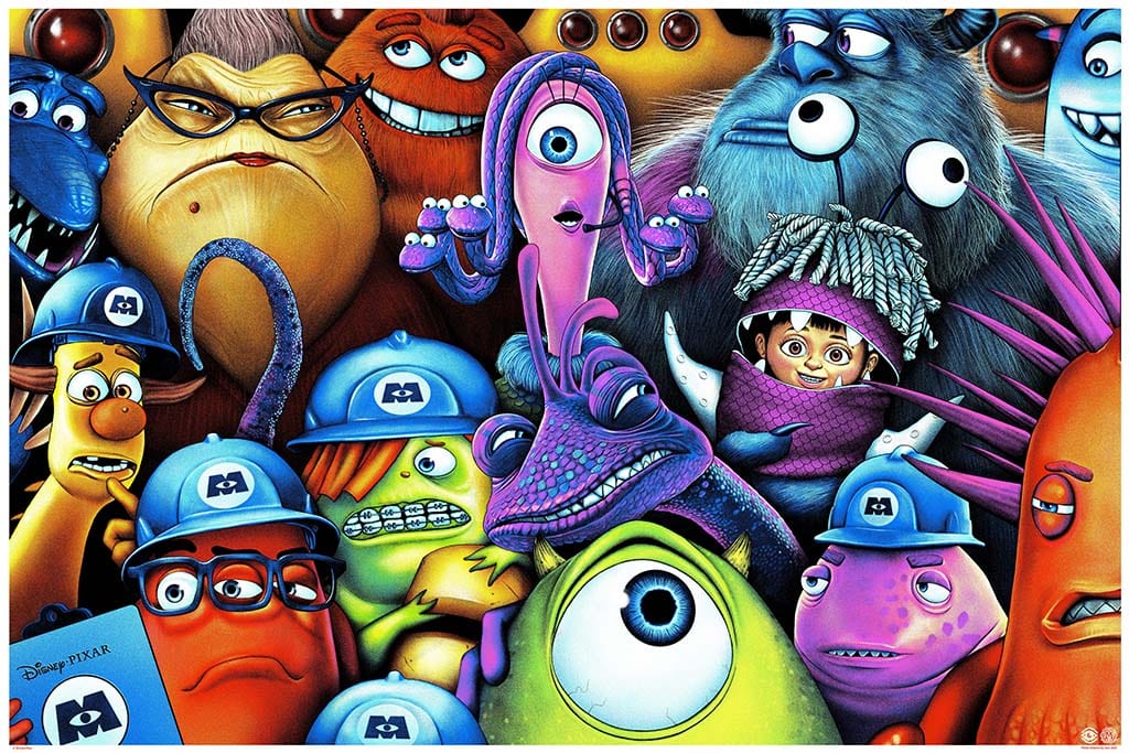 Monsters Inc Poster Mondo