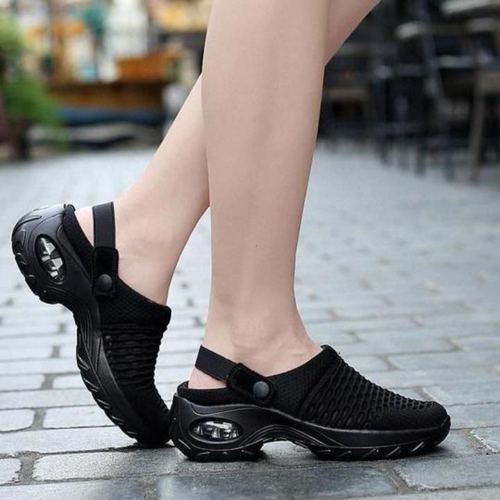 Womens Breathable Walking Sandals Cloud Cushion Slides