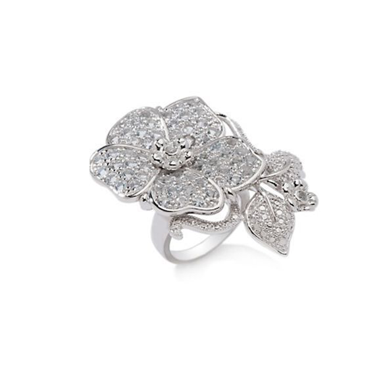 Sex And The City Ring With Cubic Zirconia In Sterling Silver A Jaron