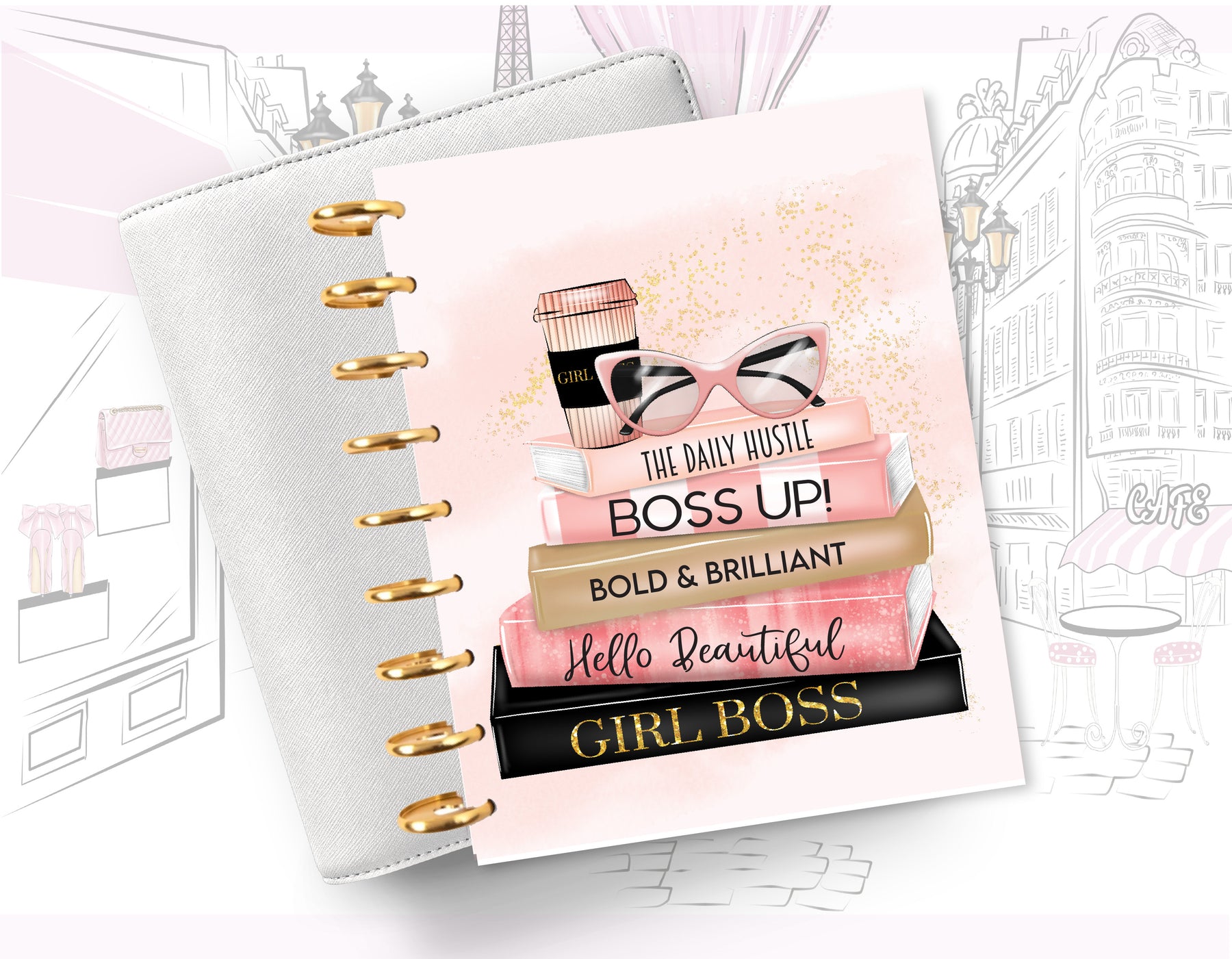 Girl Boss Lady Planner Dashboard For Boss Babe Fits Happy Planner A5