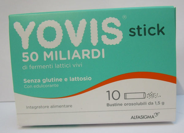 Yovis Stick 50 Miliardi Di Fermenti Lattici Vivi 10 Bustine Dottor