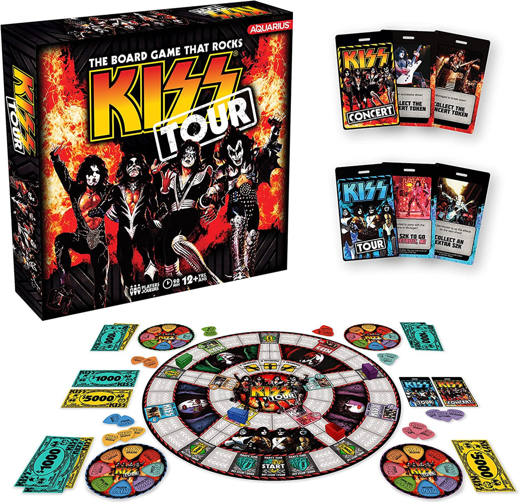 Kiss Tour Board Game Aftermath Music