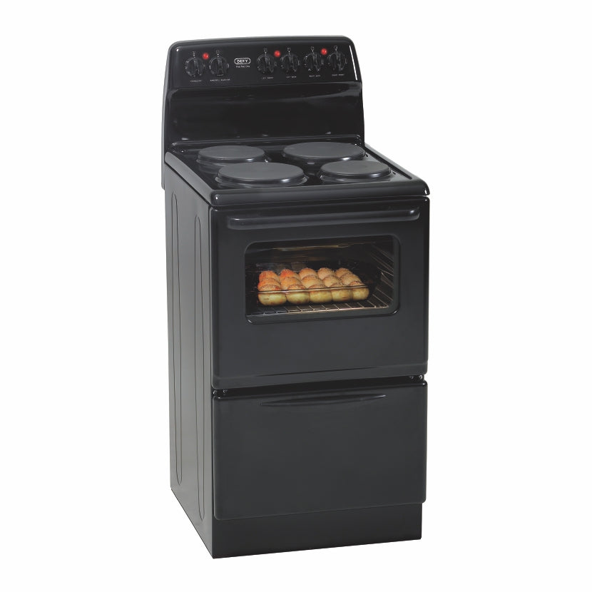 Defy 500 Series Electric Stove Black Showspace