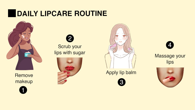 Lip Care Routine To Get Rid Of Dry Lips Neemli Naturals