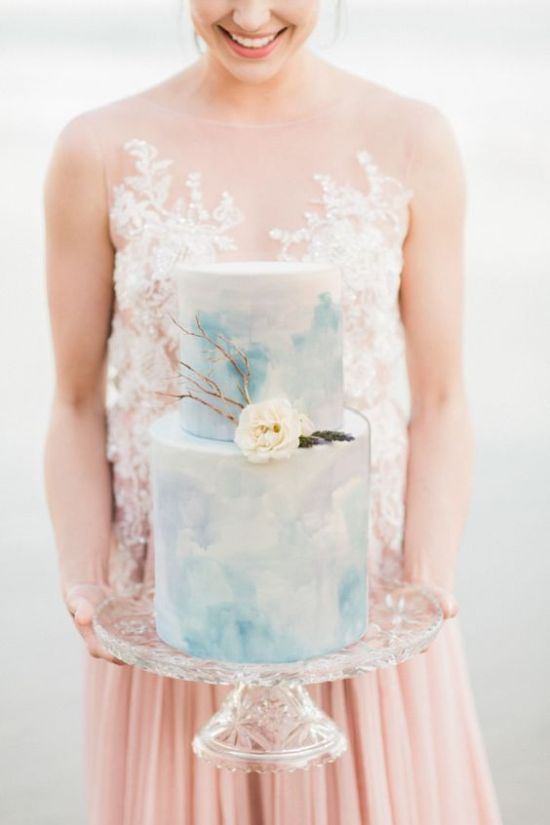 27 Watercolor Wedding Cakes Your Guests Will Wow Amazepaperie