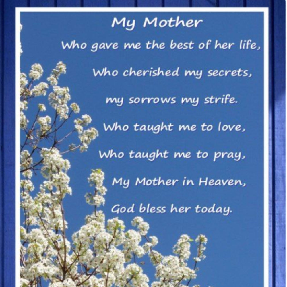 Happy Mothers Day In Heaven Poem And Quote To Your Mama With Love 06