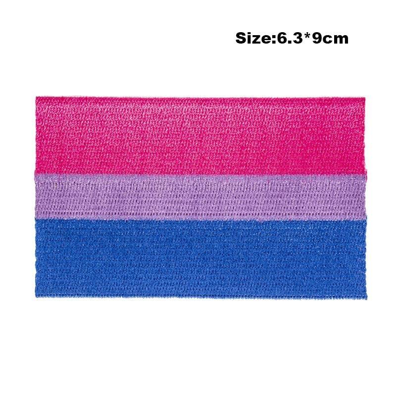 Bisexual Pride Iron On Embroidered Patch Queer In The World The Shop