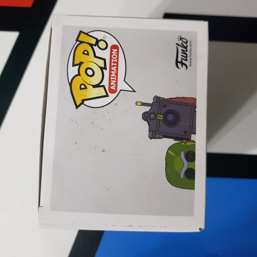 Funko Pop Animation Rick And Morty Pickle Rick With Laser 332 Vinyl Fi