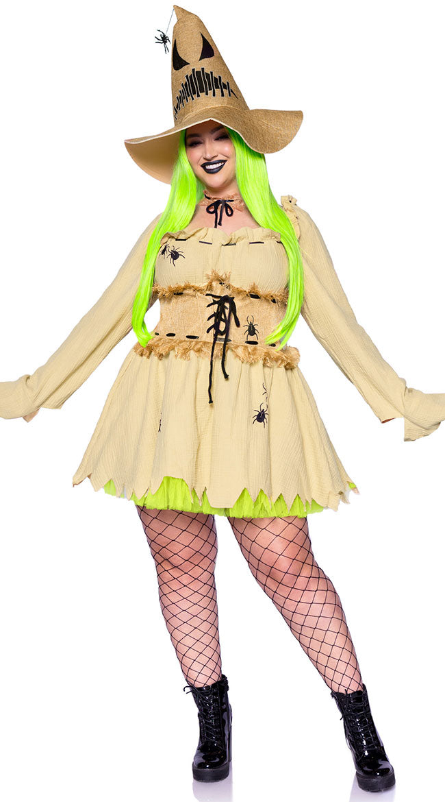 Plus Size Bugged Out Baddie Costume Plus Size Sexy Boogie Man Costume