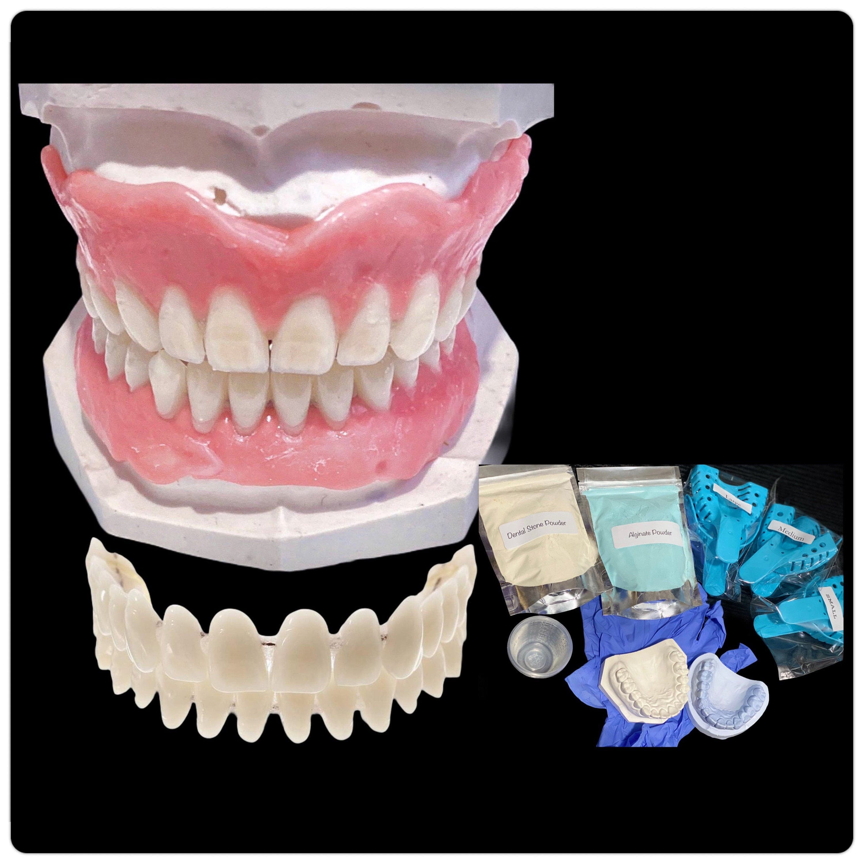 Do It Yourself Denture Kit Alginate Dental Impression Full Upper And