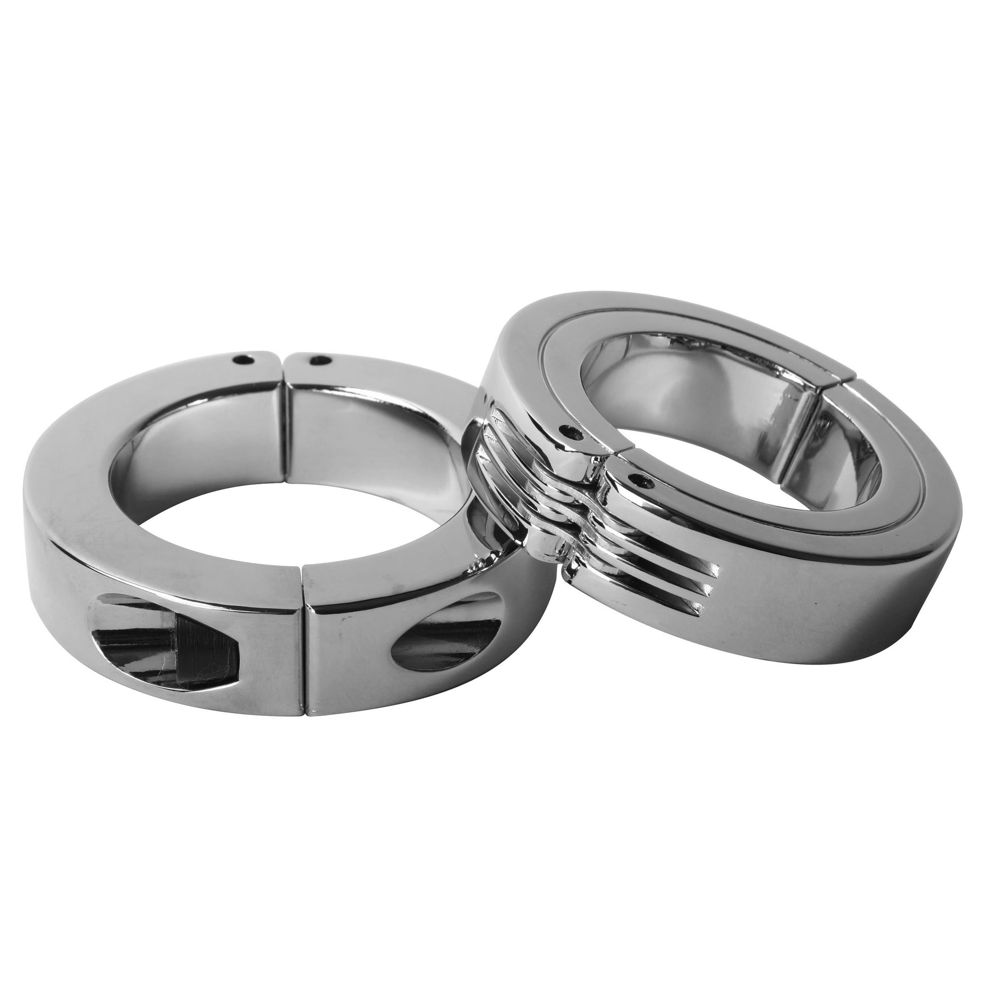 Locking Hinged Cock Ring Large Adultjoytoy