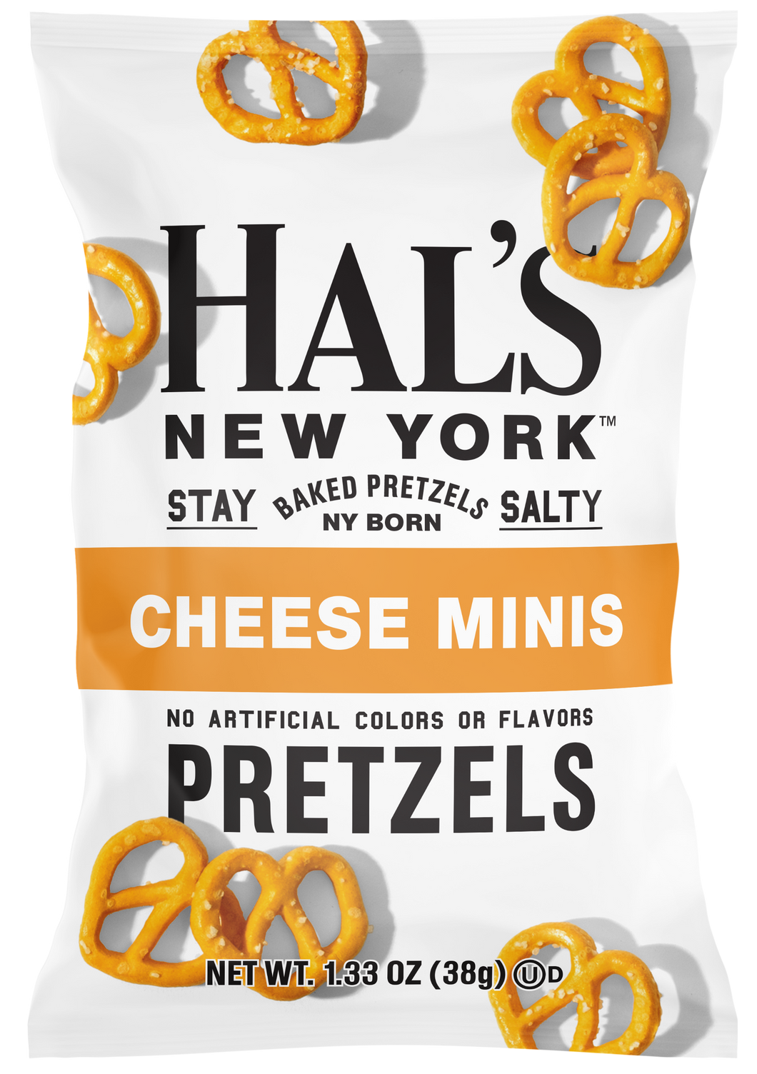 Hals New York Baked Pretzel Twists Cheese Minis 133oz Pack Of 24