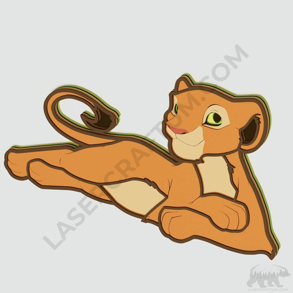 Nala The Lion King Layered Design For Cutting Lasercraftum