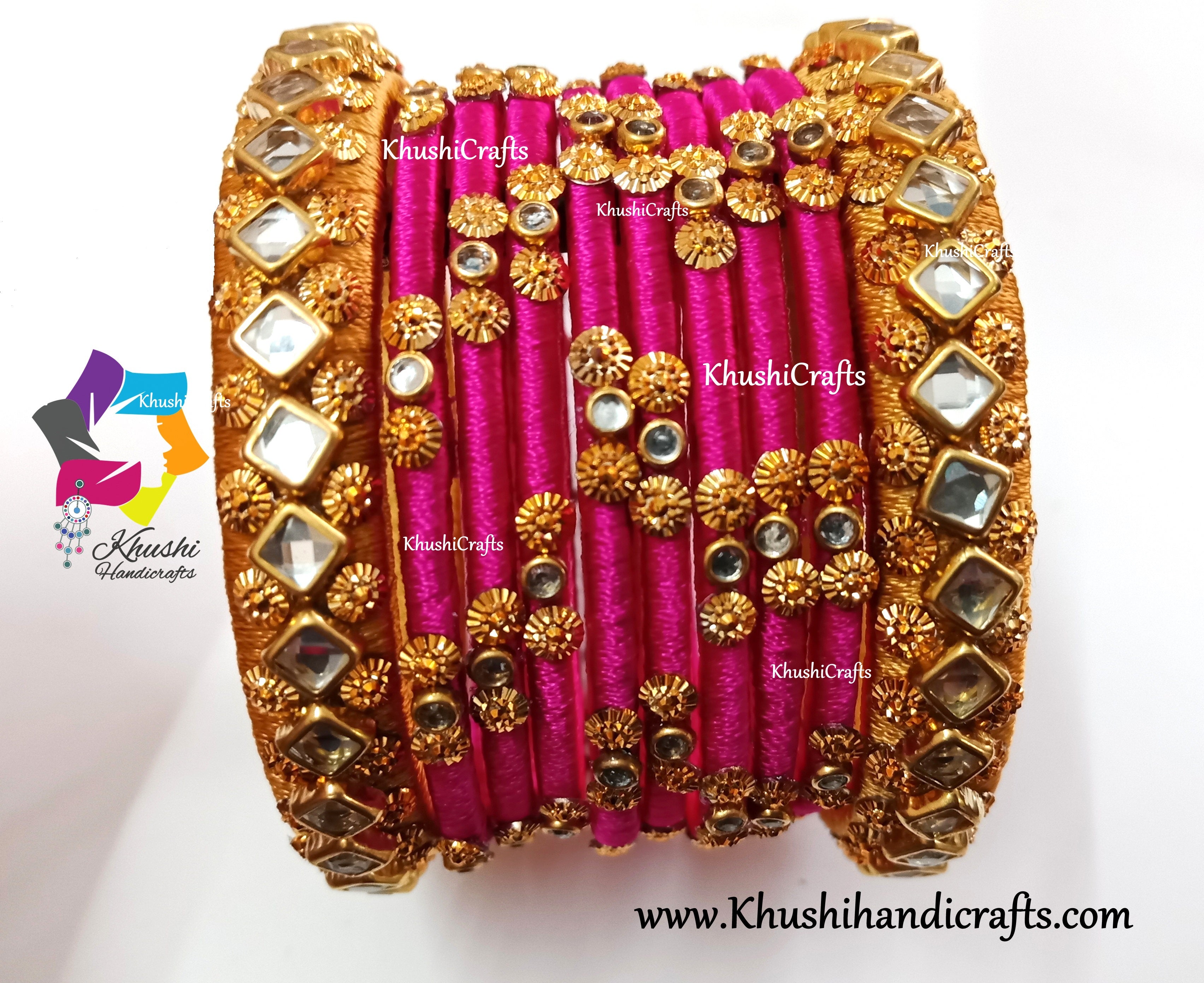 How To Make Silk Thread Designer Bridal Bangles Jewellery Making Diy