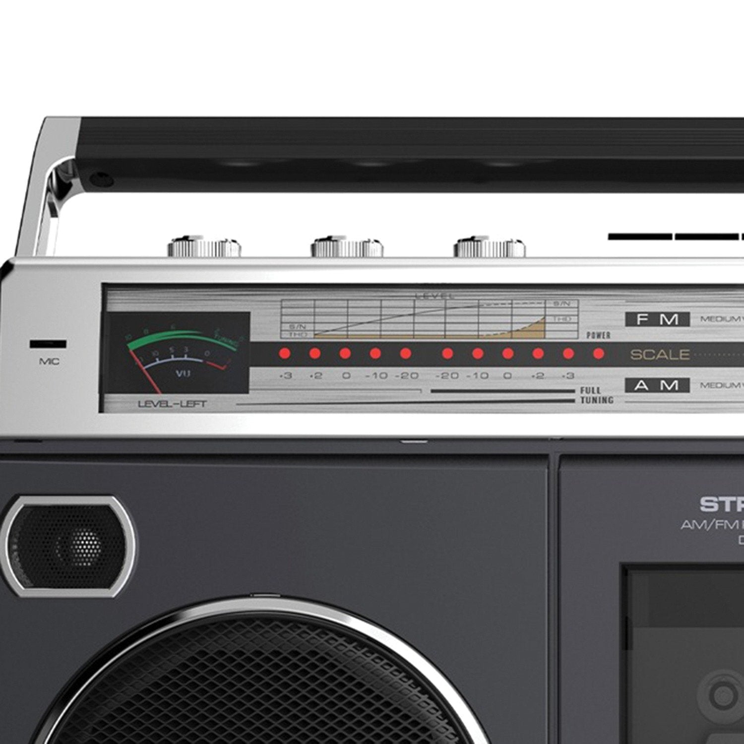 Ion Street Rocker Retro Boombox With Bluetooth® Cassette Radio U