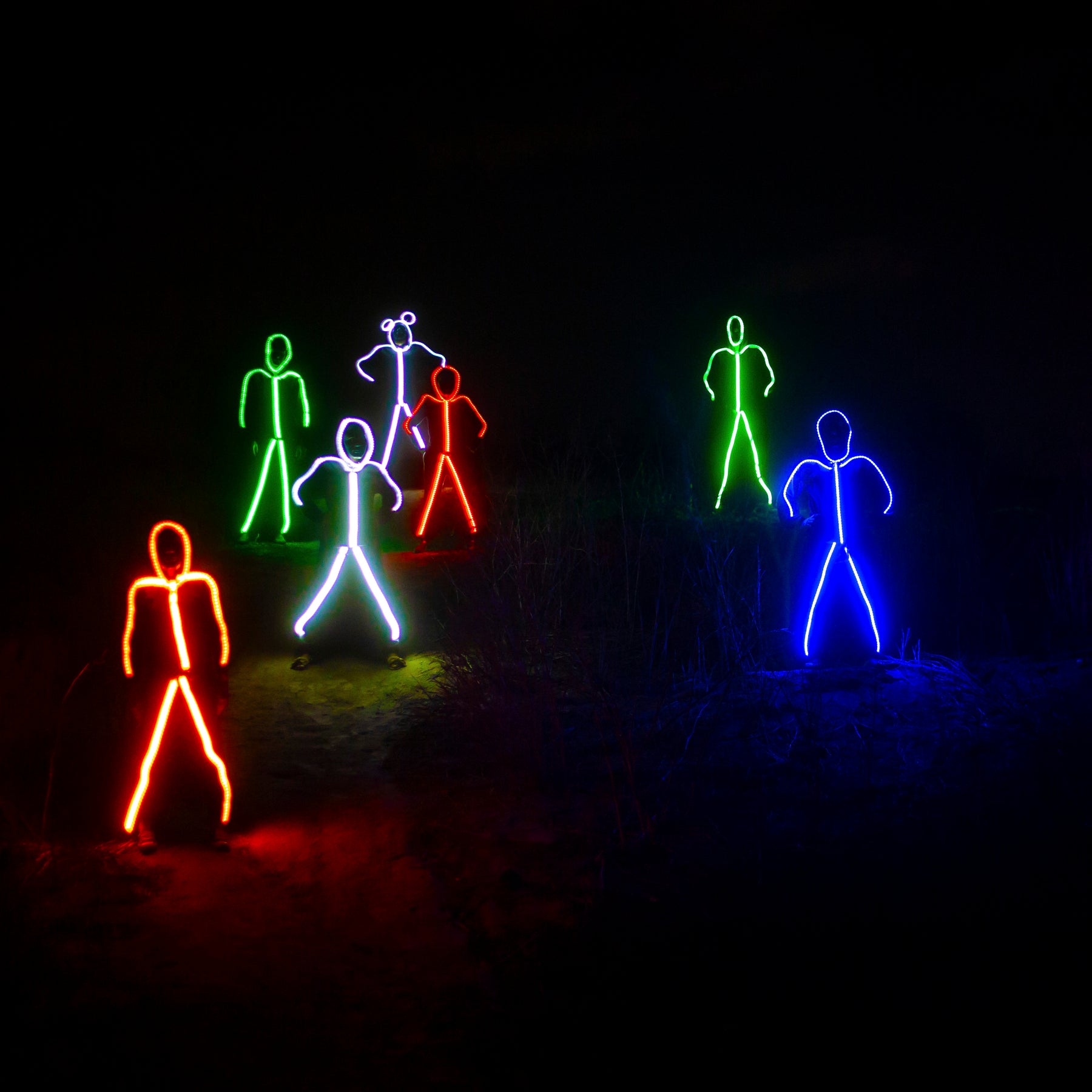 Adult Led Stickman Costume By Glowy Zoey