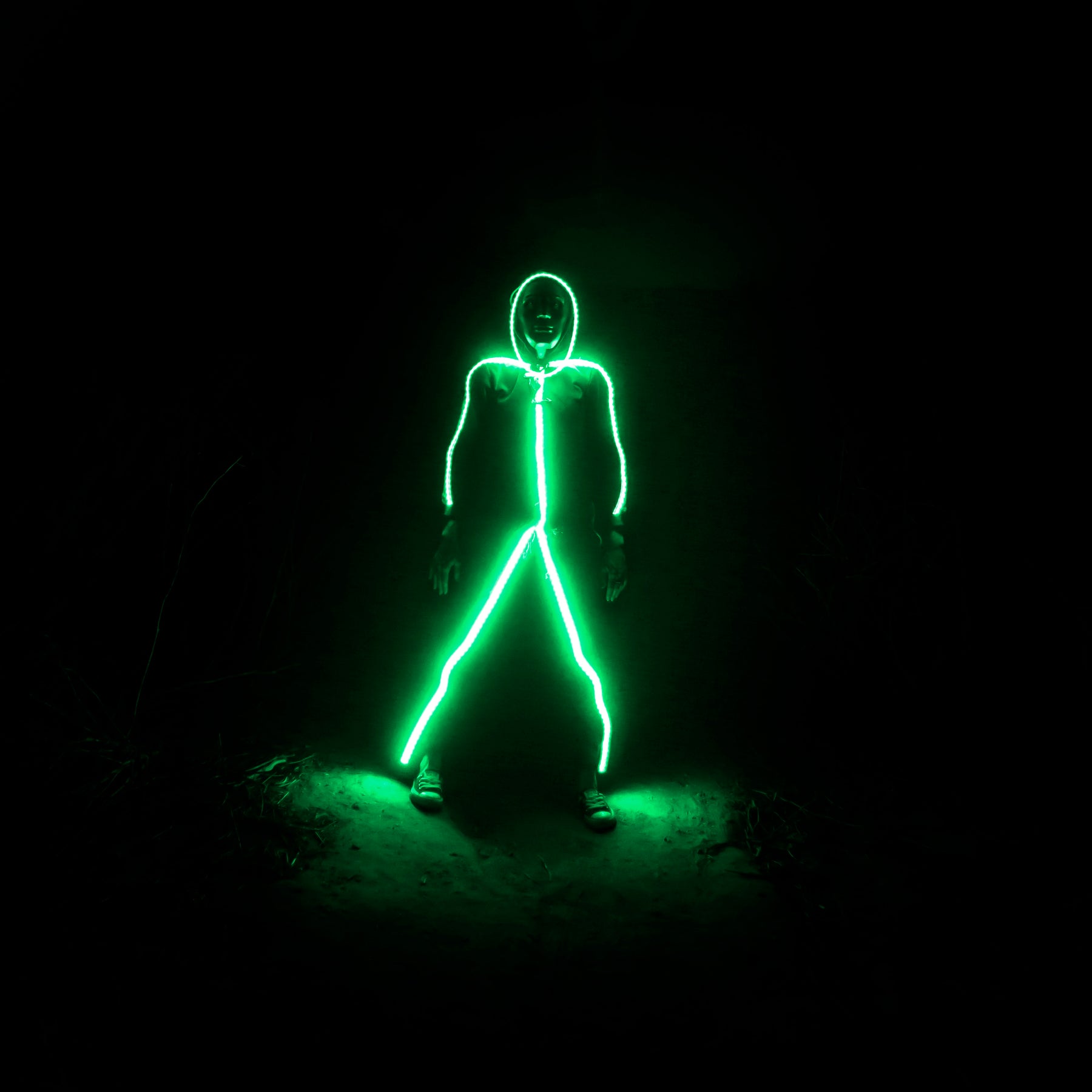 Adult Led Stickman Costume By Glowy Zoey